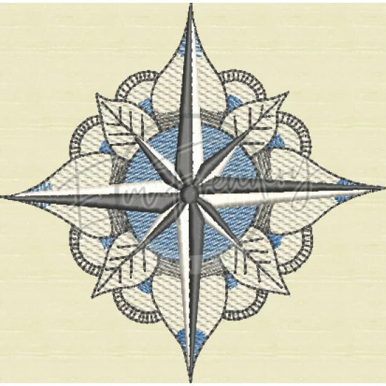 Compass Rose – EmFreudery Designs