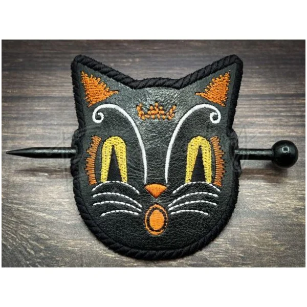Hair Thingy - Retro Halloween Cat – EmFreudery Designs