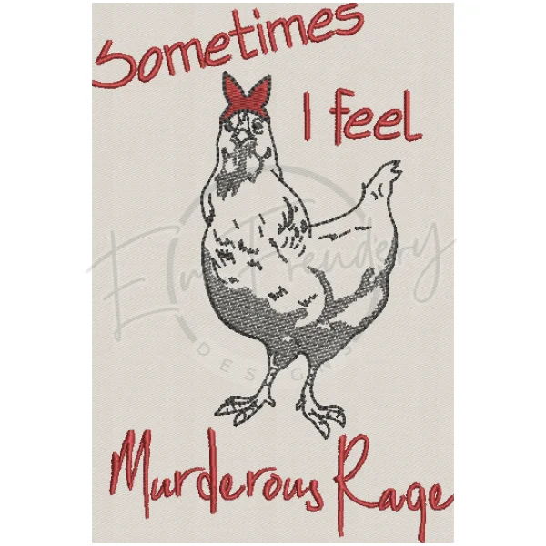 Murder Chicken – EmFreudery Designs
