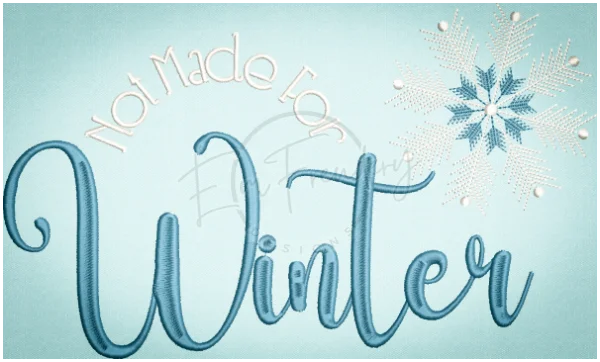 Not Made for Winter – EmFreudery Designs