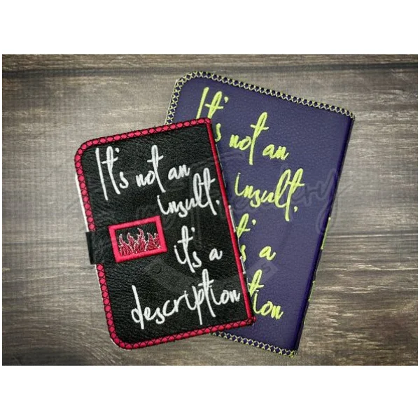 Notebook Cover - Book of Dope Disses (Insults) – EmFreudery Designs