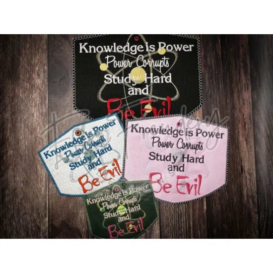 Sign - Knowledge is Power – EmFreudery Designs