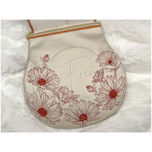 TopZip Flap Bag - Daisy – EmFreudery Designs