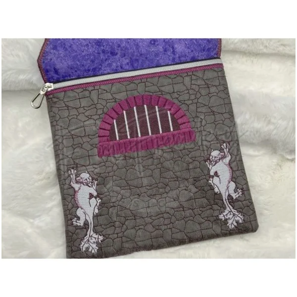 TopZip Flap Bag - Gargoyle Guardian – EmFreudery Designs